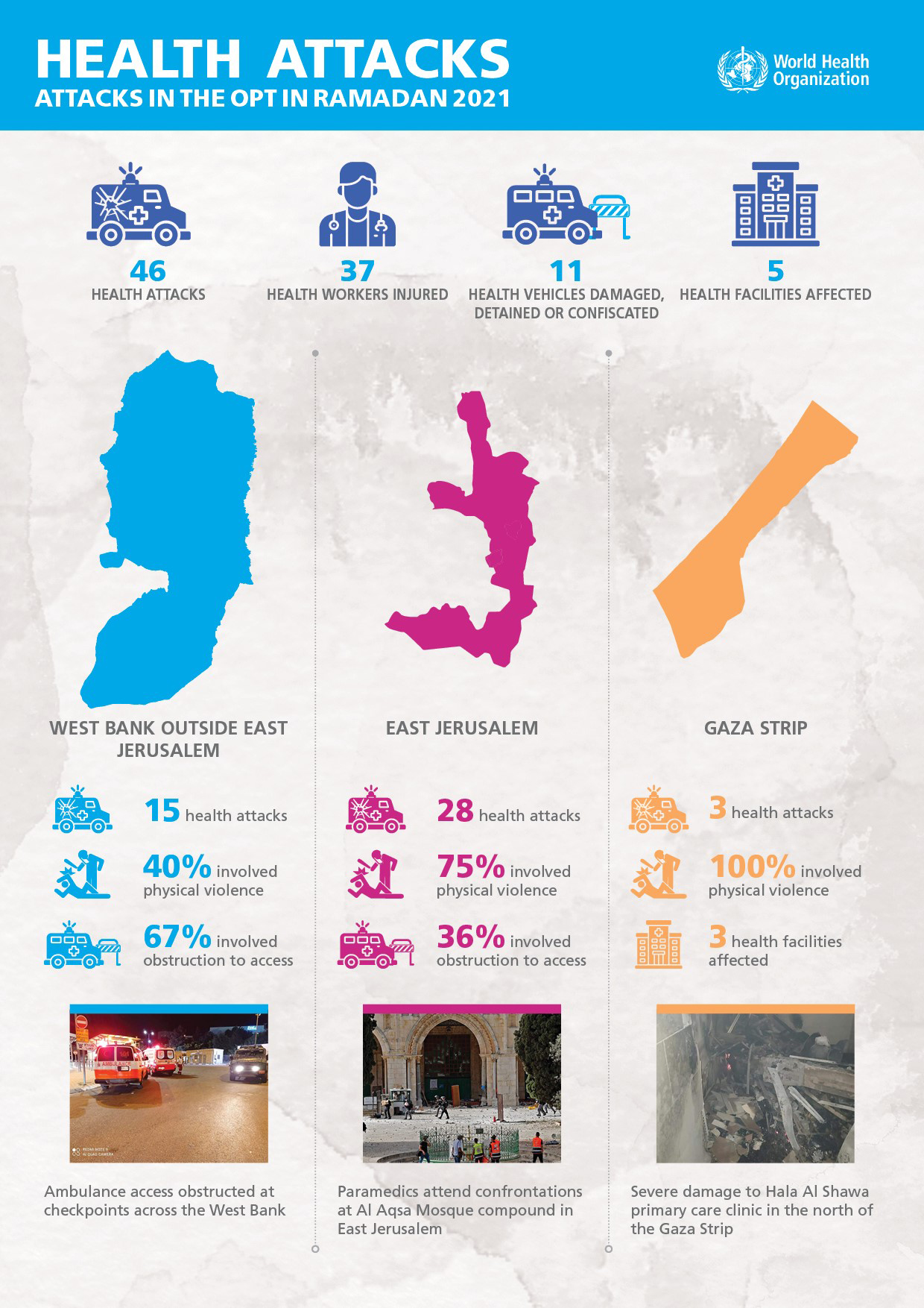 WHO EMRO | Infographics | Information resources | Palestine site