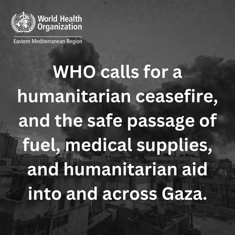 WHO EMRO | Occupied Palestinian territory health crisis 2023 | Priority ...